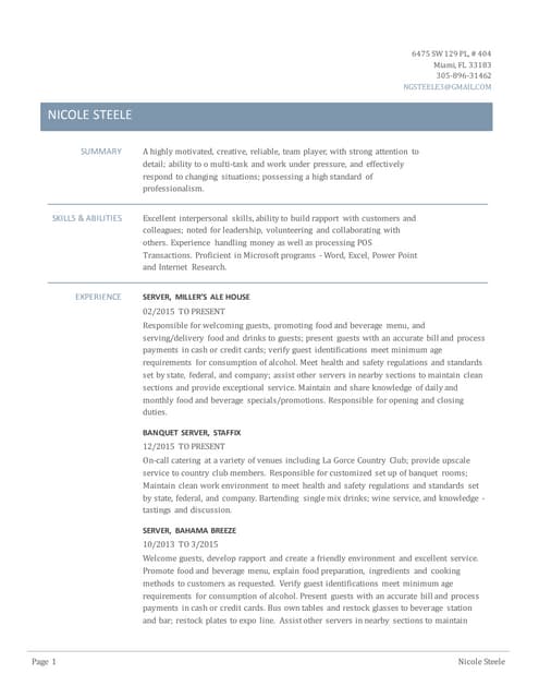 2016_Service_Resume_Updated | PDF