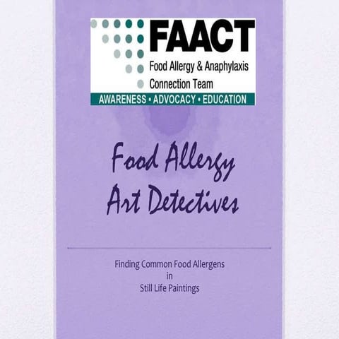 FAACT's Curriculum K-3rd Grade Art Detectives Activity | PPT