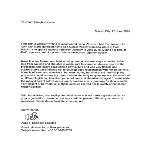 Personal recommendation 1 | PDF