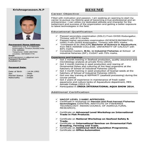 prasoon resume | PDF