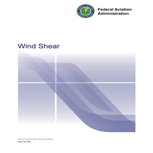 Wind Shear FAA P 8740-40 | PDF