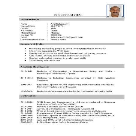 Arul CV 2017 | PDF | Civil Engineering Industry | Industries