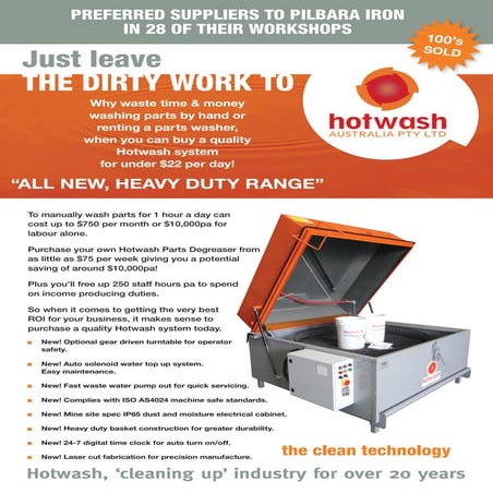 Hotwash Heavy Duty Brochure | PDF | Home Appliances | Home & Garden