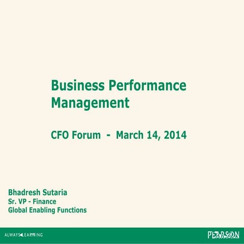 Business_Performance_Management_031314 | PPT
