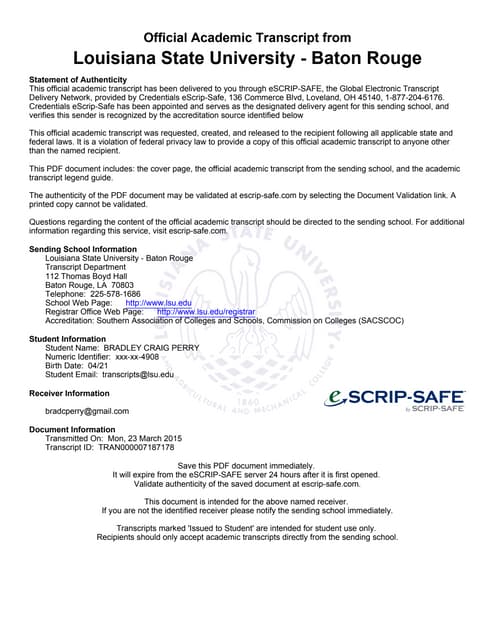 ged transcript | PDF