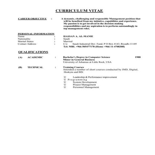 ismail Awadat CV | DOCX