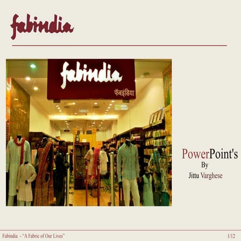 Fab india | PPTX