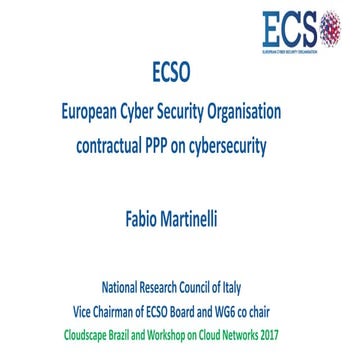 The European cyber security cPPP strategic research & innovation agenda ...