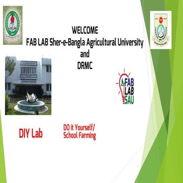 Fab Lab Establishment in School, Colleges, Universities | PPTX
