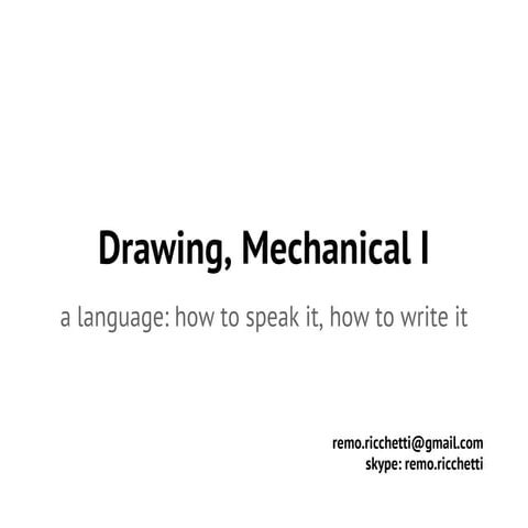 Digital Modelling Techniques - drawing 1 | PDF | Drawing and Sketching ...