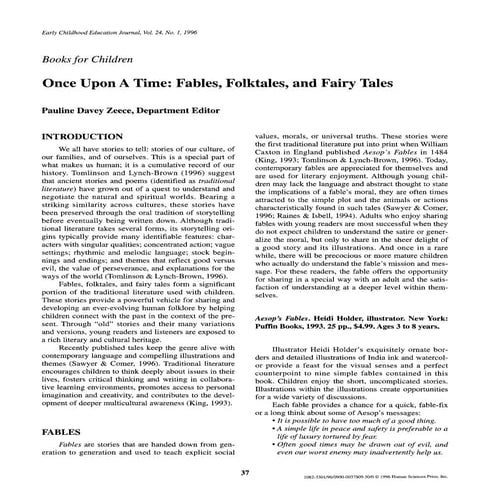 Fables folktales and fairytales | PDF | Genres