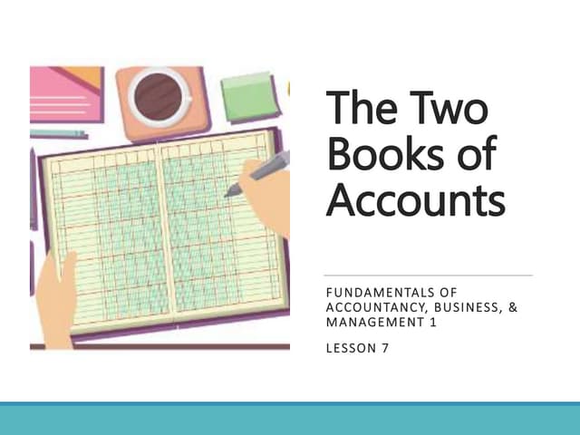 Books of accounts | PPTX