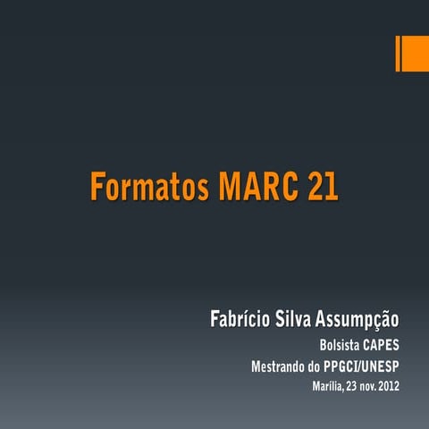 Formatos MARC 21 | PPT