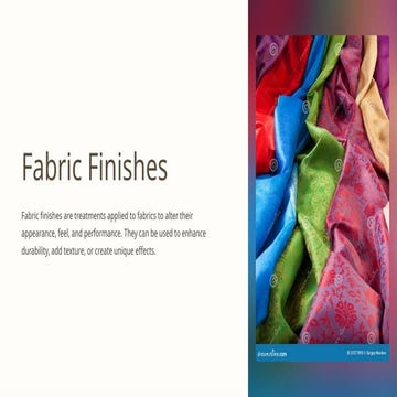Fabric-Finishes Fabric-Finishes.pptx.... | PPTX