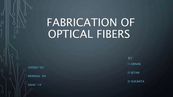 Ppt on optical fiber | PPT