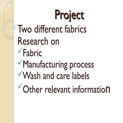 Fabrics | PPT