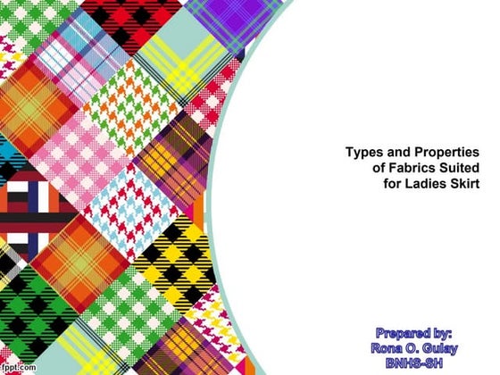 Types and Properties of Fabric | PPT