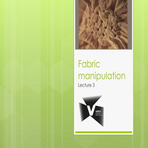 Fabrics in Fashion Lecture 3 | PDF