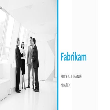 Fabrikam presentation by nicmar institute.pptx