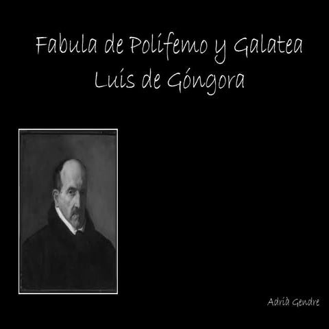 Mito galatea y_polifemo | ODT