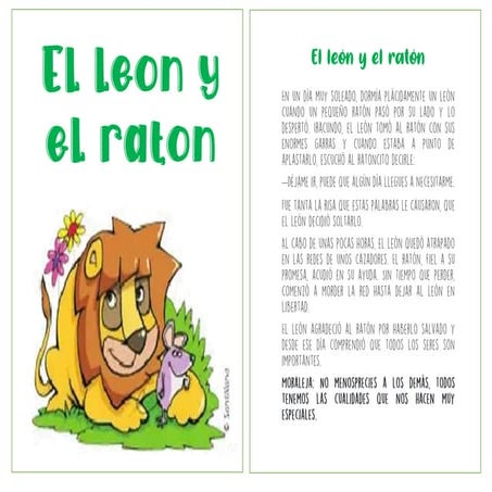 fabula el leon y el raton.pdf fabula el leon y el raton.pdf