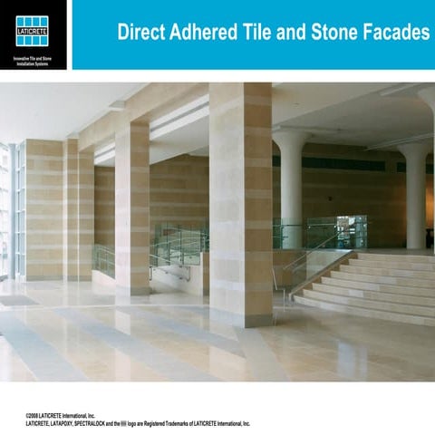 Facades applications using LATICRETE materials | PDF