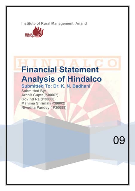 HINDALCO PPT | PPTX