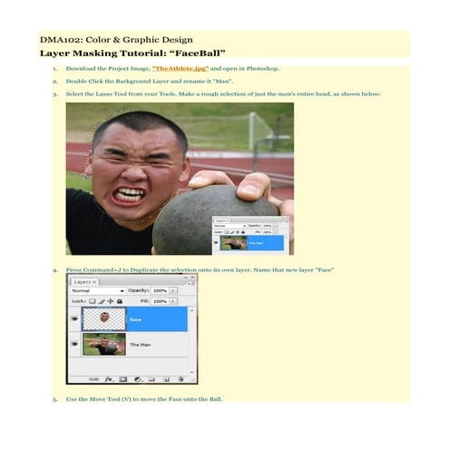 Faceball athletetutorial | PDF