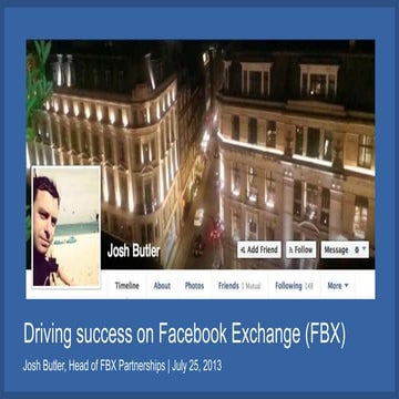 The Exchange Lab "An Inside Look at the Facebook Exchange" | PDF