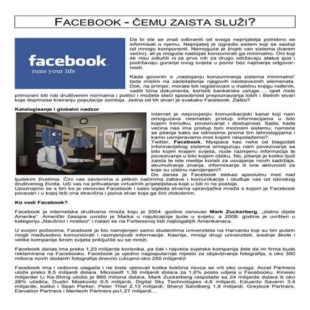 Facebook | PDF