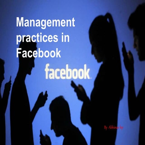 Facebook UNIQUE MANAGEMENT TECHNIQUE | PPT