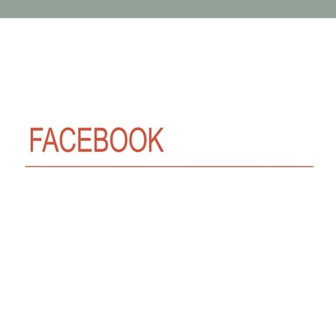 Facebook | PPTX