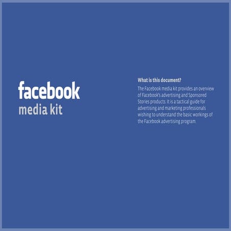 Facebook Media Kit | PDF