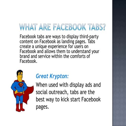 Super Facebook Tabs and Iframes | PPTX