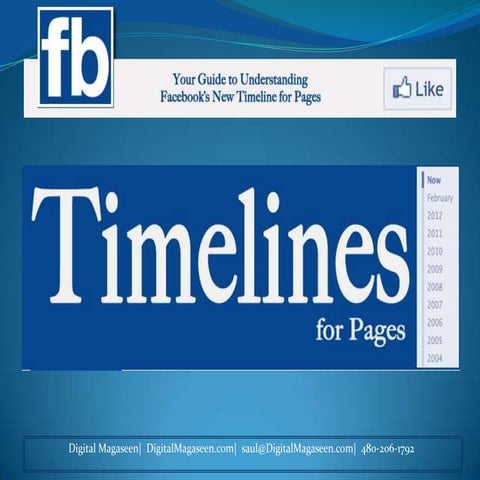 Facebook timelines-for-pages | PPT