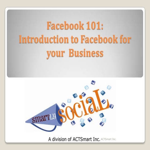 Facebook 101 | PPT