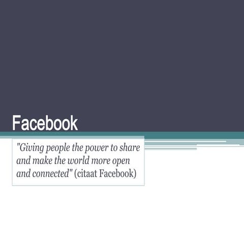 Facebook | PPT