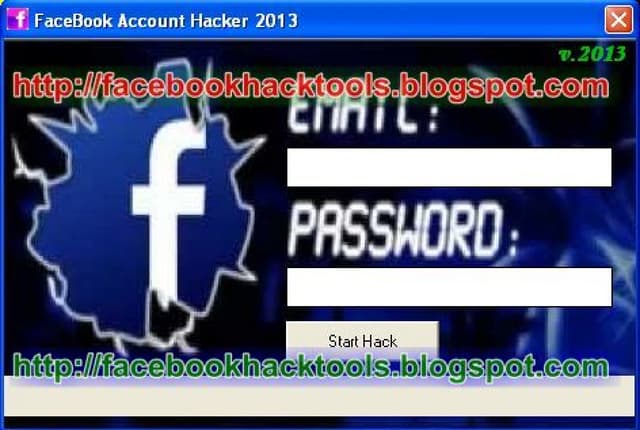 Latest Working Facebook Account Hacker 2013