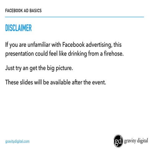 Facebook Ad Basics | PDF