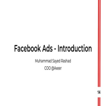 Introduction to Facebook Ads - How to start your first Facebook Ads ...