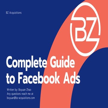 Facebook Ads E-Book Guide | PDF