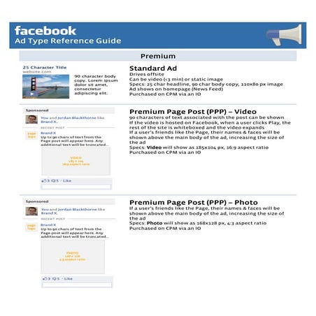 Facebook Medidas | PDF
