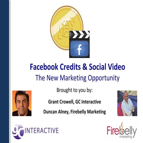 Facebook Credits and Social Video | PPT