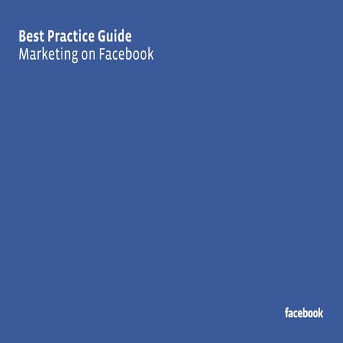 Facebook best practice guide_042811_10 | PDF | Social Networking | Internet