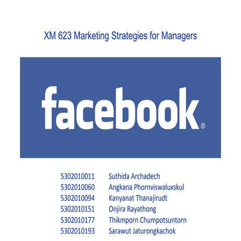 Facebook Brand Analysis | PPT