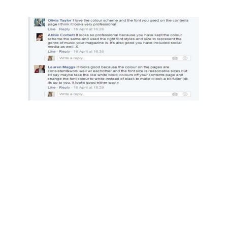 Facebook comments | DOCX