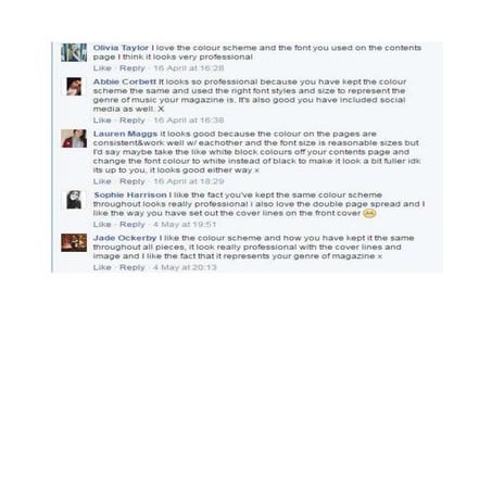 Facebook comments | DOCX