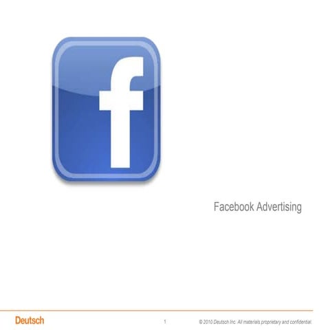 Facebook Capabilities | PPTX