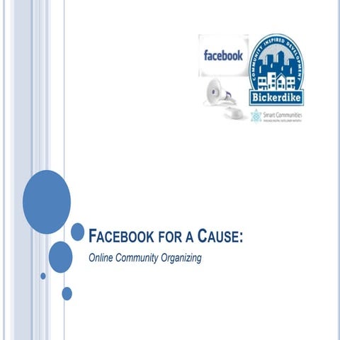 Facebook for a cause | PPT