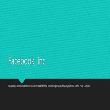 A Tour of Facebook's New Corporate HQ in Menlo Park, CA | PDF